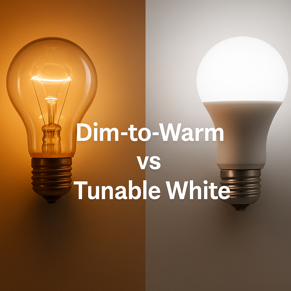 Dim-to-Warm vs Tunable White: How to Choose the Right Lighting