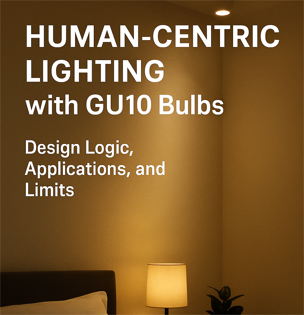 Human-Centric Lighting with GU10 Bulbs: Design Logic & Limits