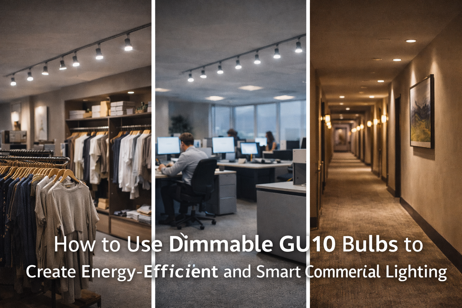 Dimmable GU10 Bulbs for Energy-Efficient Commercial Lighting