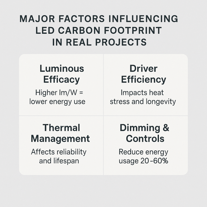 The Carbon Footprint of LED Lighting: Understanding Impact and How to ...